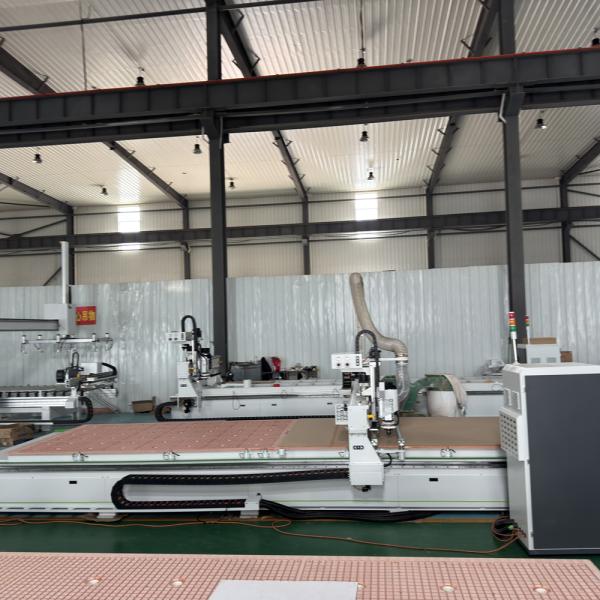 Quality 1830 Dual Table CNC Nesting Machine 60m/min With Cutting Drilling And Milling for sale