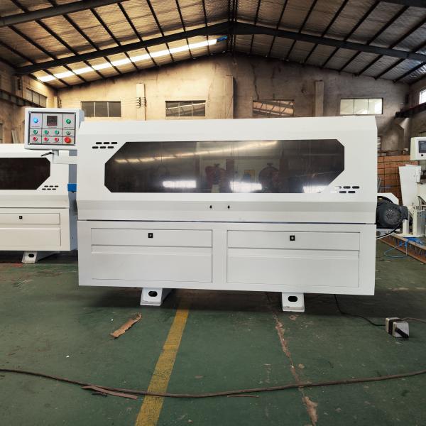 Quality Semi Automatic Edge Banding Machine Gluing Scraping Woodworking Tool 4.8KW for sale