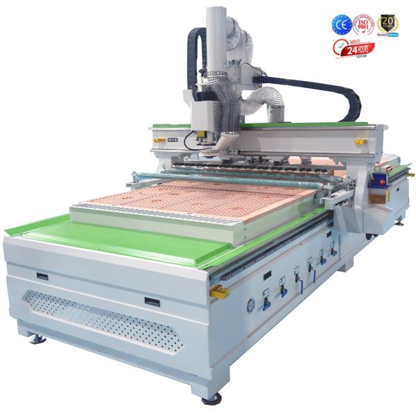 Quality 1830A-2 Dual Station CNC Router With 12-Tool ATC For Cabinet & Door Making for sale