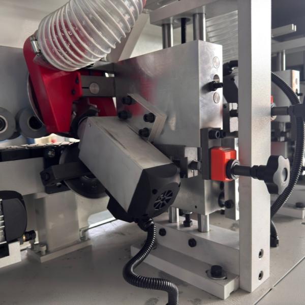 Quality 5 Function Compact Automatic Edge Banding Machine 7KW Woodworking Edge Trimmer for sale