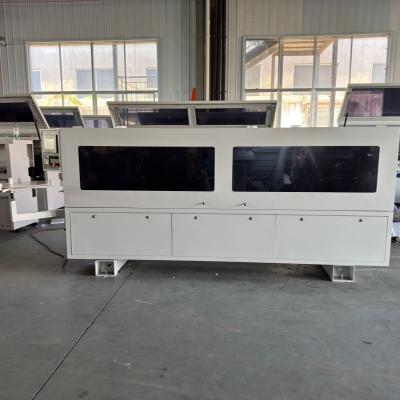 China BHM367Y Automatic Edge Banding Machine with Pre-Milling, 18~24m/min Speed, and PLC Control System for Furniture Production for sale