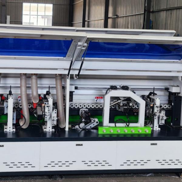Quality 10.3kW Auto Edge Bander MDF PVC Wood Corner Rounding Edgebander Machine for sale