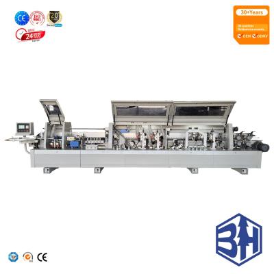 China BHM388YJ Automatic Edge Banding Machine with Automated Edge Band Feeding, PLC Microcomputer Control, and 18-24m/min Conveyor Speed for sale