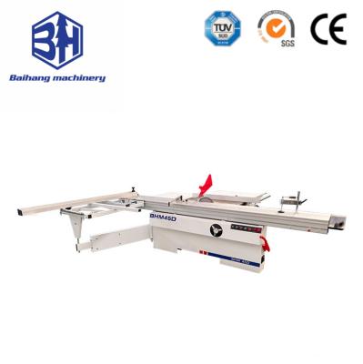 China BHM 45D 3200*375mm Wood Cutting Saw Machine with 5.5*0.75kw Motor and 4000-6000 RPM Sliding Table Panel Saw for sale