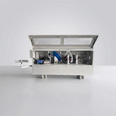 China Compact Edge Banding Machine with PLC Microcomputer Control and Dual-End Trimming for Woodworking for sale