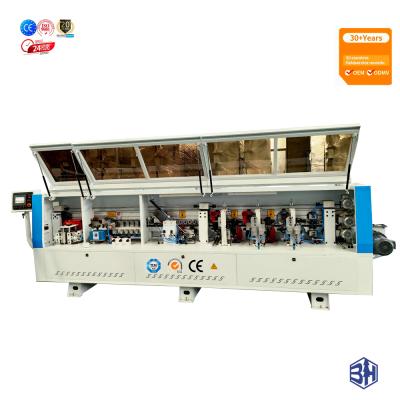 China BHM388Y Automatic Edge Banding Machine with 13.5kW Power, 18~24m/min Conveyor Speed for 0.3~3mm Edge Band Thickness for sale
