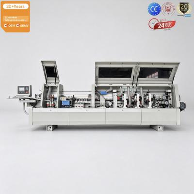 China Automatic Edge Banding Machine with Closed-Loop Motion Rotary Pre-Conditioning and Linear-Guided Flush Severing for Woodworking for sale