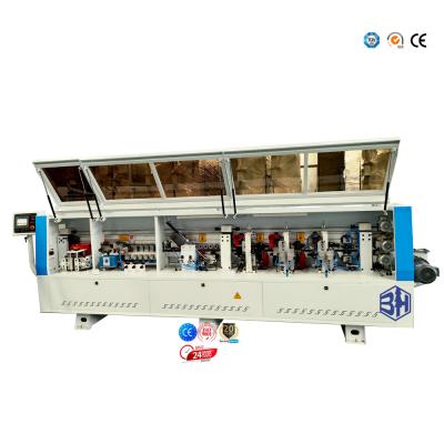 China BHM388Y Precision Automatic Edge Banding Machine with Pre-Milling Station for 0.3~3mm Edge Bands at 18~24m/min Speed for sale