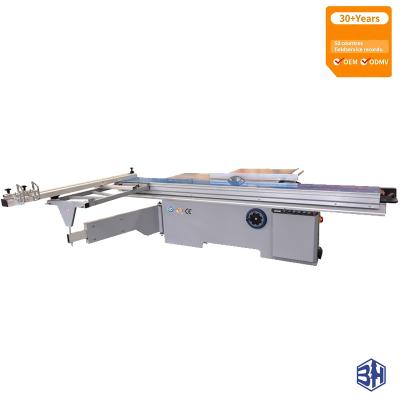 China BHM-45S High Precision Sliding Table Saw Offering Versatile Cutting Options and Performance for Various Wood Materials for sale