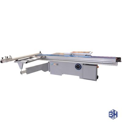 China BHM-45S High Precision Sliding Table Saw with 3200mm Sliding Table, 5.5KW Motor, and Electric Lifting System for Woodworking for sale