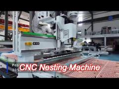 fully automatic nesting cnc router machine with auto loading and unloading