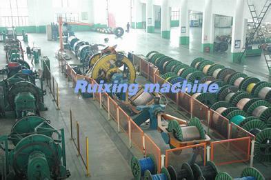 China Laying up machine for cabling the multi-core 3 to 7 plastic cables, XLPE cables for sale
