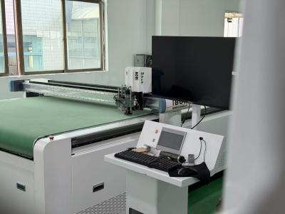 China CNC corrugated box cutting machine with knife cutting and creasing tools. No die needed. High precision for carton & packaging boxes. for sale