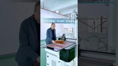 Snake Shape Cutting on PU Leather | CNC Knife Cutting Machine (IBON)
