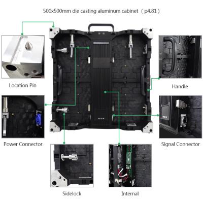 China 3840Hz 3.91mm Led Rental Display , Stage Concert Led Display Seamless Splicing for sale