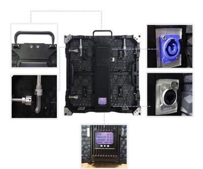 Cina 3.9mm Display video a parete a LED con armadio 500x500mm 6000cd / Mq Birghtness in vendita