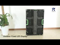 Waterproof Outdoor Fixed LED Display P5.92 / P8 High Brightness Anti Corrosion