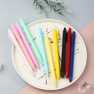 Cina Minimalista Penna da incrocio creativa in gel per ufficio Macaroon Press Pen Dolci colori penna regalo in gel in vendita