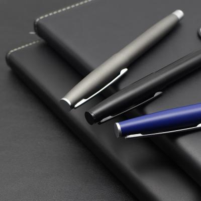 Cina Matte Business Gift Roller Ball Pen 0.5mm Pen di firma Pen Metal Gel Pen Logo personalizzato in vendita