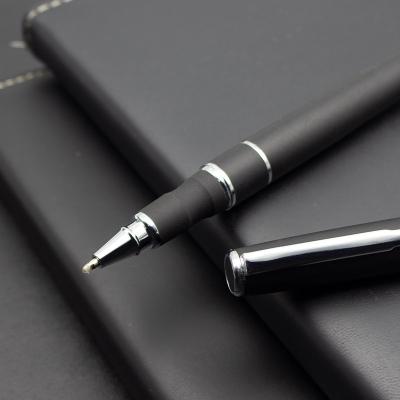 Cina Penna a sfera nera da lavoro 0,5 mm Penna neutra Penna di firma metallica in vendita