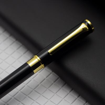 Cina 0.5mm Metal Roller Ball Pen Business Gift Advertising Neutral Pen Con Capo in vendita