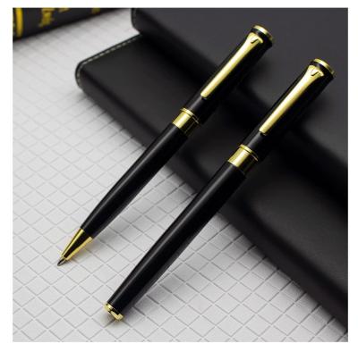 Cina 0.5mm Metal Roller Ball Pen Business Gift Advertising Neutral Pen Con Capo in vendita