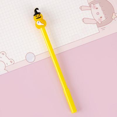 Cina Penna creativa a tema di Halloween, penna a gel da 0,5 mm, cartone animato, pompa, pipistrello fantasma, penna a gel per regalo. in vendita