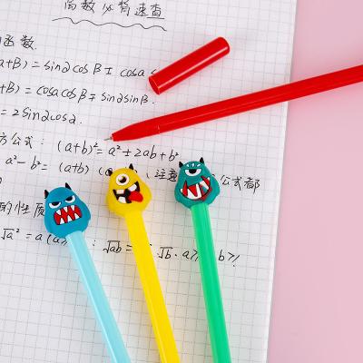 Cina Funny Cute penna di firma di Halloween 0,5 mm inchiostro nero regalo Monster Gel penna per bambini in vendita