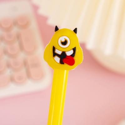 Cina Funny Cute penna di firma di Halloween 0,5 mm inchiostro nero regalo Monster Gel penna per bambini in vendita