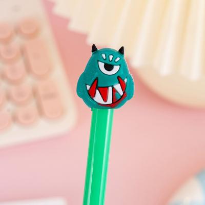 Cina Funny Cute penna di firma di Halloween 0,5 mm inchiostro nero regalo Monster Gel penna per bambini in vendita