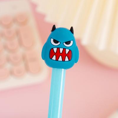 Cina Funny Cute penna di firma di Halloween 0,5 mm inchiostro nero regalo Monster Gel penna per bambini in vendita