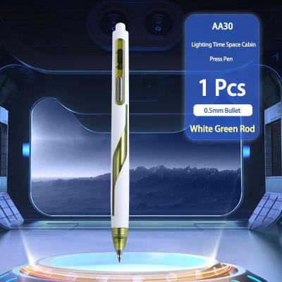 Cina Studenti cartaceo Creative Gel Tinta Pen Lightning Time Space Cabin Penna di stampa in plastica in vendita