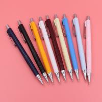 China Multiple Colors Plastic Automatic Press Pencil With Eraser Top Custom Logo for sale