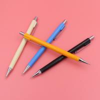 China Multiple Colors Plastic Automatic Press Pencil With Eraser Top Custom Logo for sale