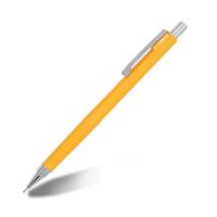 China Multiple Colors Plastic Automatic Press Pencil With Eraser Top Custom Logo for sale