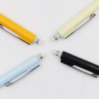 China Multiple Colors Plastic Automatic Press Pencil With Eraser Top Custom Logo for sale