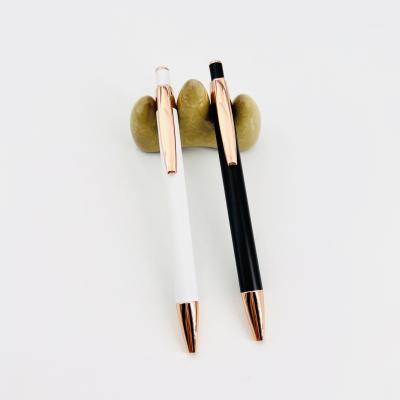 Cina Penna a sfera in metallo di design classico di tipo stampa di alluminio in vendita