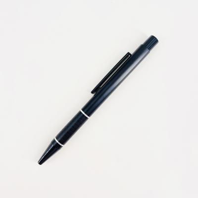 Cina Penna a sfera di alluminio semplice di fascia alta, vernice a spruzzo, penna a sfera per scrittura liscia in vendita
