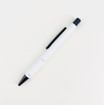 Cina Penna a sfera di alluminio semplice di fascia alta, vernice a spruzzo, penna a sfera per scrittura liscia in vendita