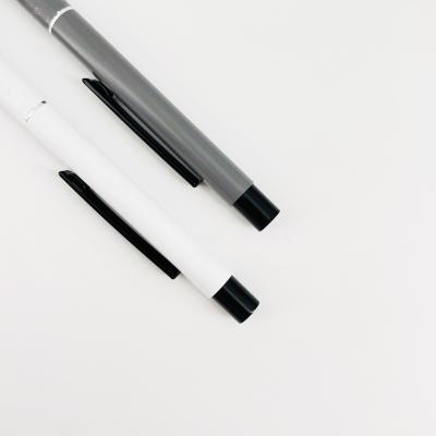 Cina Penna a sfera di alluminio semplice di fascia alta, vernice a spruzzo, penna a sfera per scrittura liscia in vendita