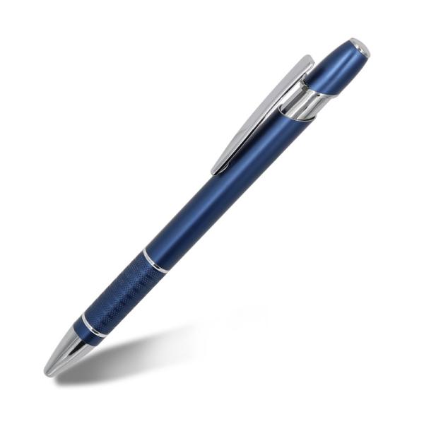 Quality Multi Colors Press Metal Ballpoint Pen 1.0mm Anti-Slip Pen Grip Click Ball Pen for sale
