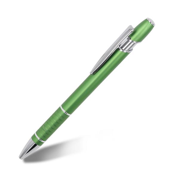 Quality Multi Colors Press Metal Ballpoint Pen 1.0mm Anti-Slip Pen Grip Click Ball Pen for sale