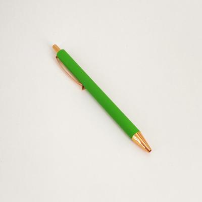 Cina Tipo di stampa Penna per ufficio per ufficio penna a sfera metallica con processo adesivo a spruzzo in vendita