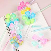 China Unique Windmill Design Gel Pen 0.5mm Plastic Students Gift Pen for sale