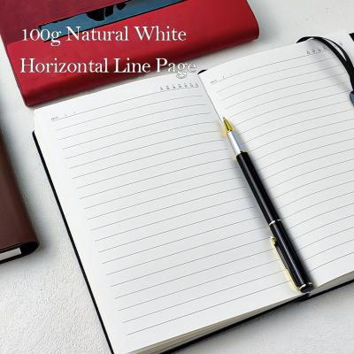 China Triple Fold Splicing Notebook Metal Bookmark Customization Work Conference Notebook for sale