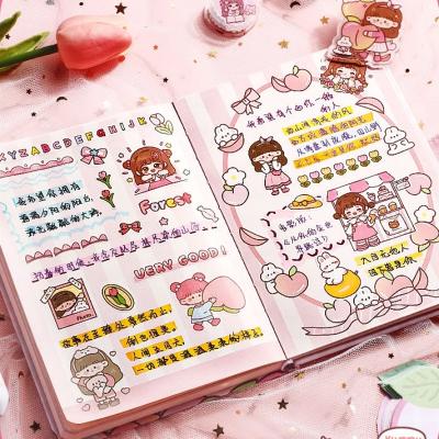China Cute Stationery Journaling Set Notebook Stickers Children's Handbooks for sale