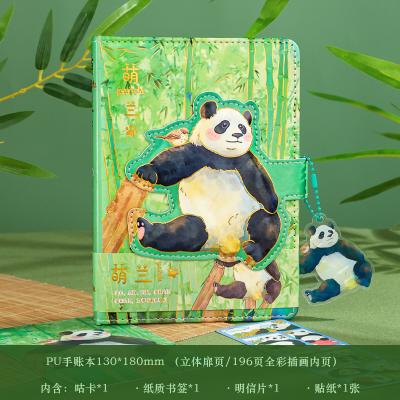 China Kawaii Panda Notebook Gift Box Diário Conjunto com caneta de notebook Thermos de ventilador portátil à venda