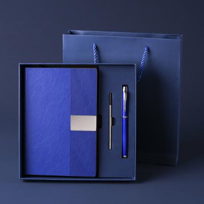 China Full Customize Notebook Pen Ink Set Gift Box Colorful PU Leather Notebook for sale