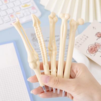 China Creative Bone-shaped Ballpoint Pen 5 Styles Halloween Fun Gift Pen for sale