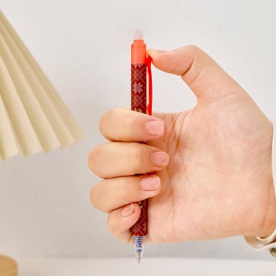 China Christmas Design Erasable Gel Pen with Magic Eraser Function for Smooth Writing and Refillable Ink for sale